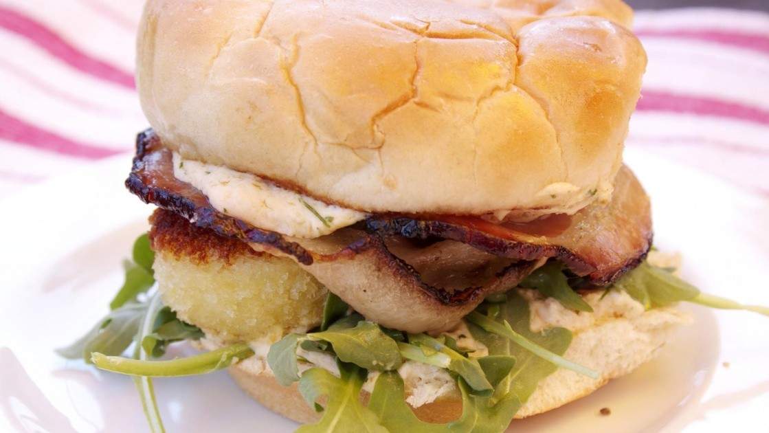 President's Choice Atlantic burger: Fog Buster scallop bacon Burger ...