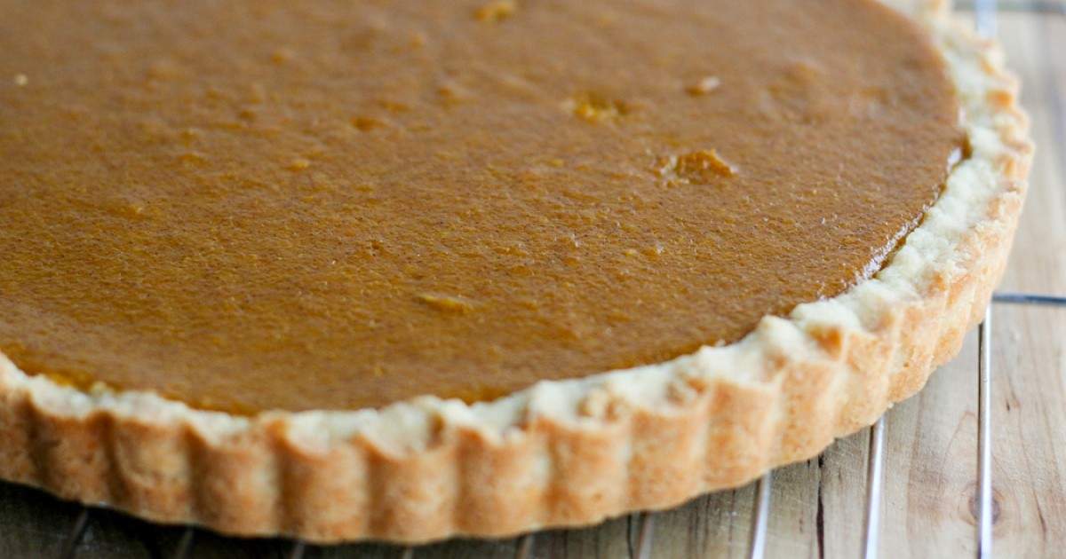 Butternut squash tart with bourbon whipped cream | Eat North