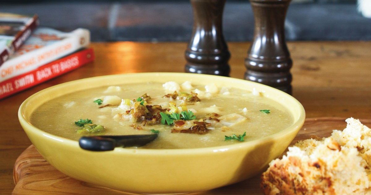 Try this cauliflower and potato soup recipe from 'The Krause Berry ...