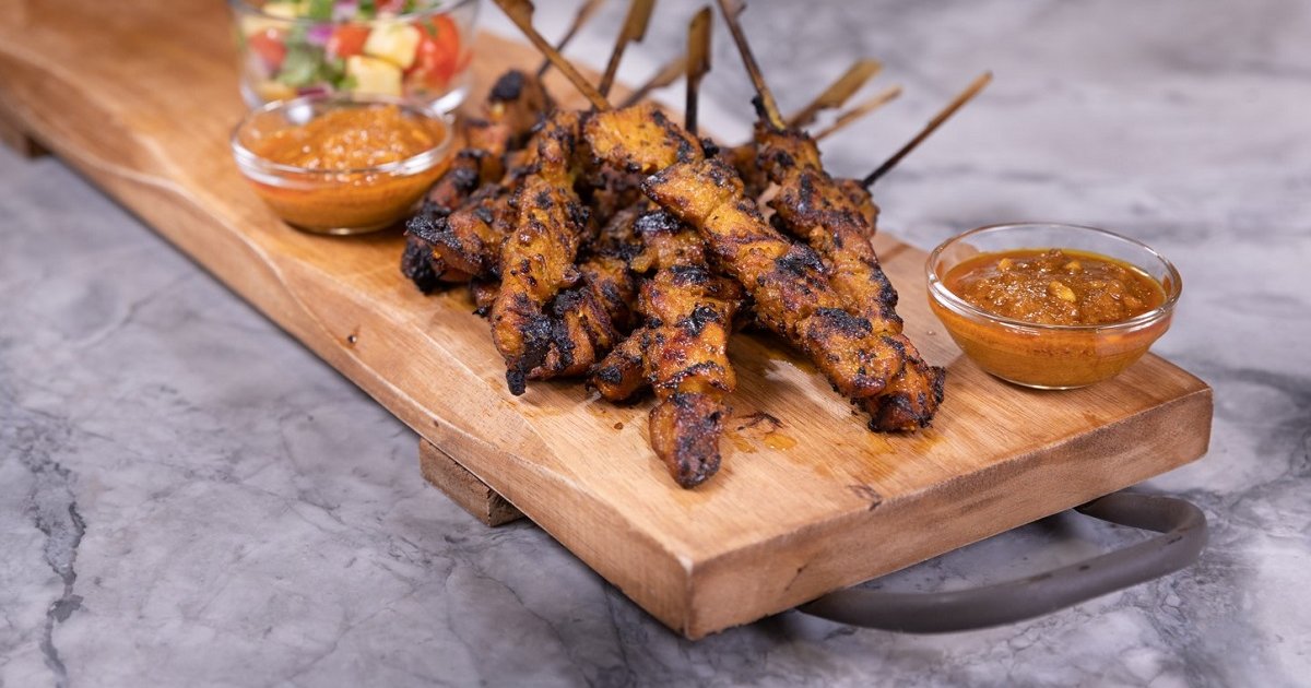 Chef Nuit Regular’s grilled Thai turkey satay skewers | Eat North