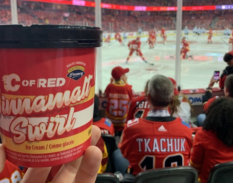 Foothills Creamery launches Calgary Flames-themed ice cream | Eat North