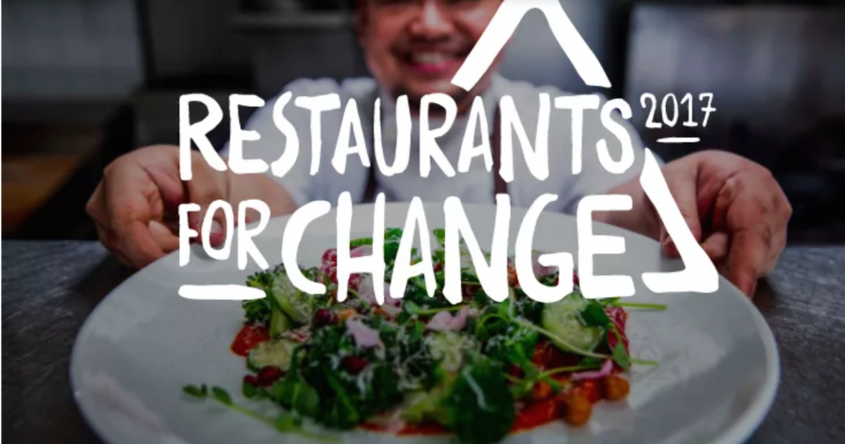 Make dinner make a difference with Restaurants for Change | Eat North