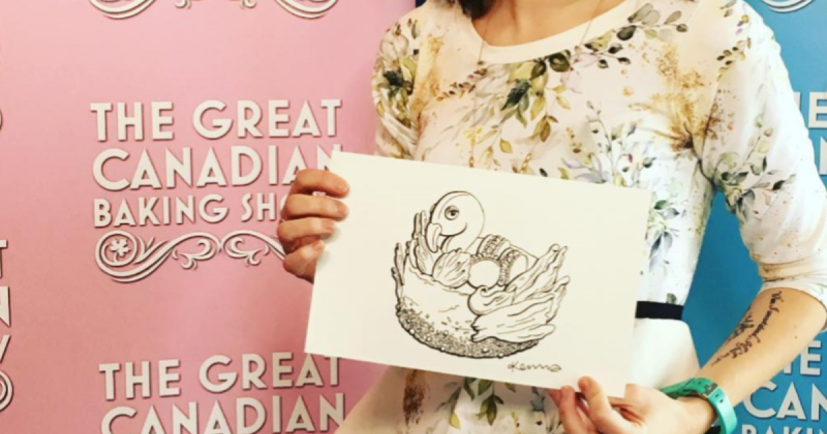 A chat with The Great Canadian Baking Show illustrator Kenna Barnes ...