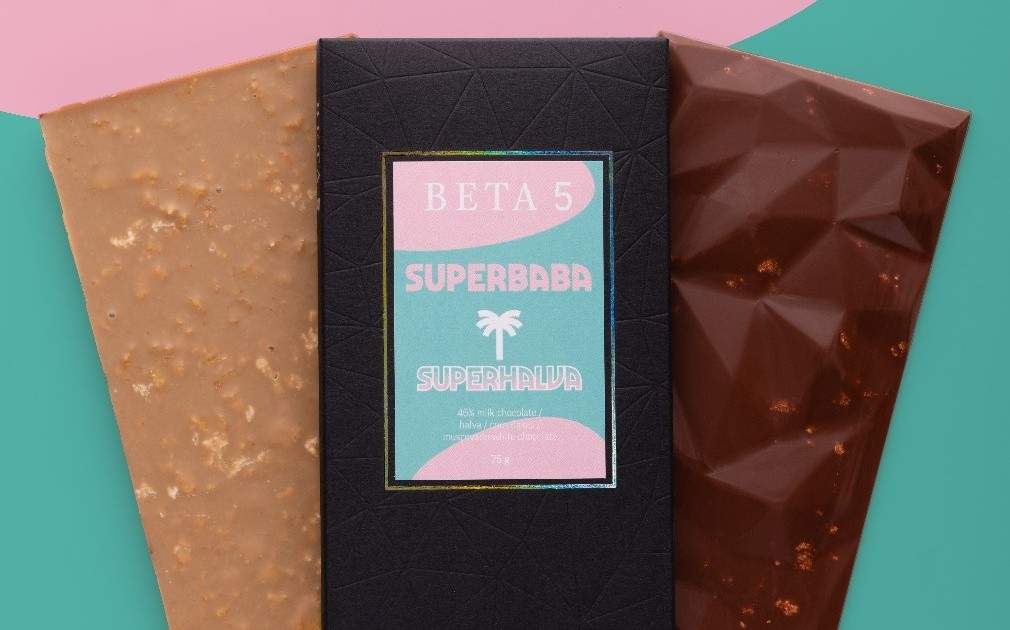 Beta5 and Superbaba unveil unique two-toned milk chocolate halva bar ...
