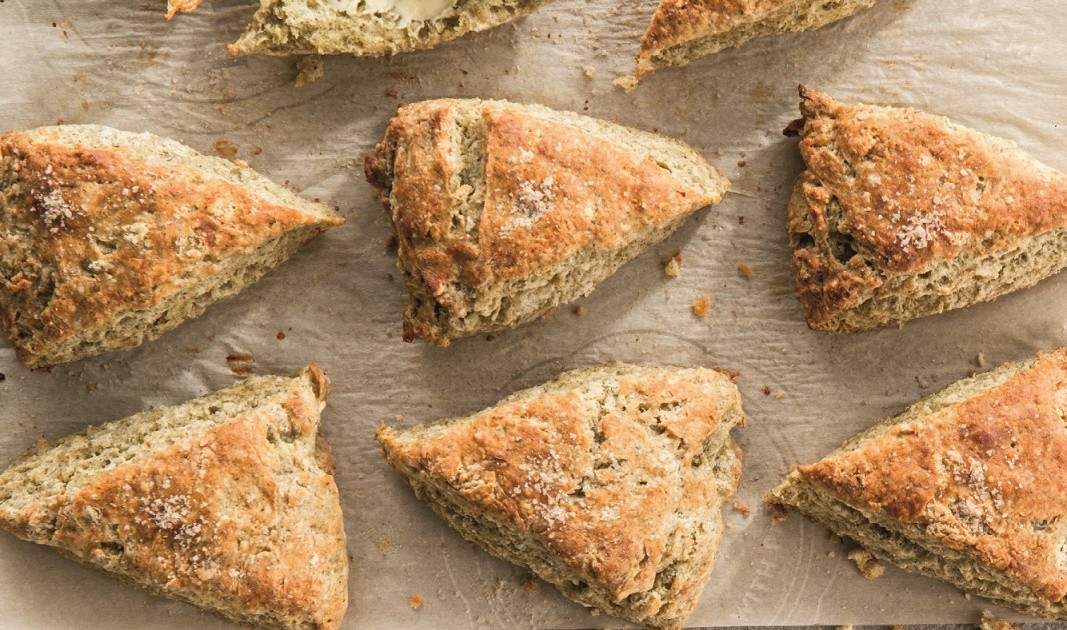 Kelp and smoked sea salt scones recipe from Lure cookbook | Eat North