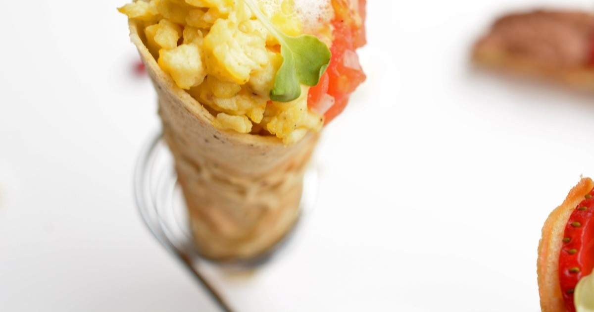 MasterChef Junior competitor Zac Kara's savoury breakfast waffle cone ...
