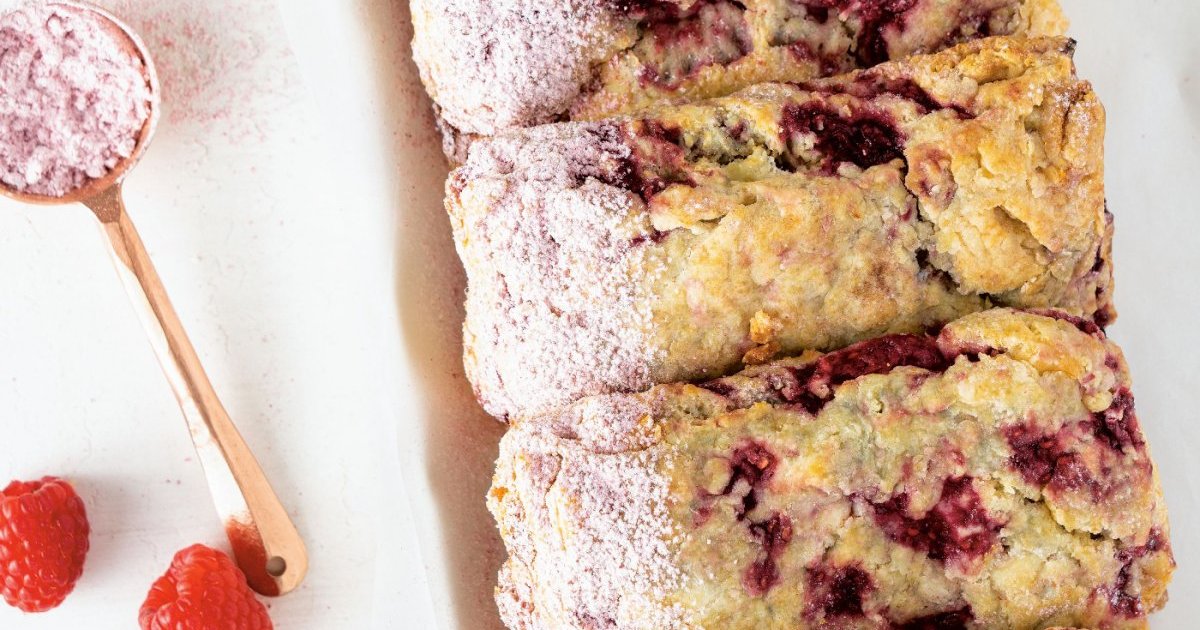 Holiday baking recipe: White chocolate raspberry scones | Eat North