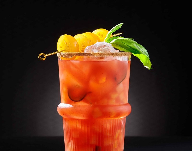 An easy Jalapeno and Basil Caesar cocktail recipe | Eat North